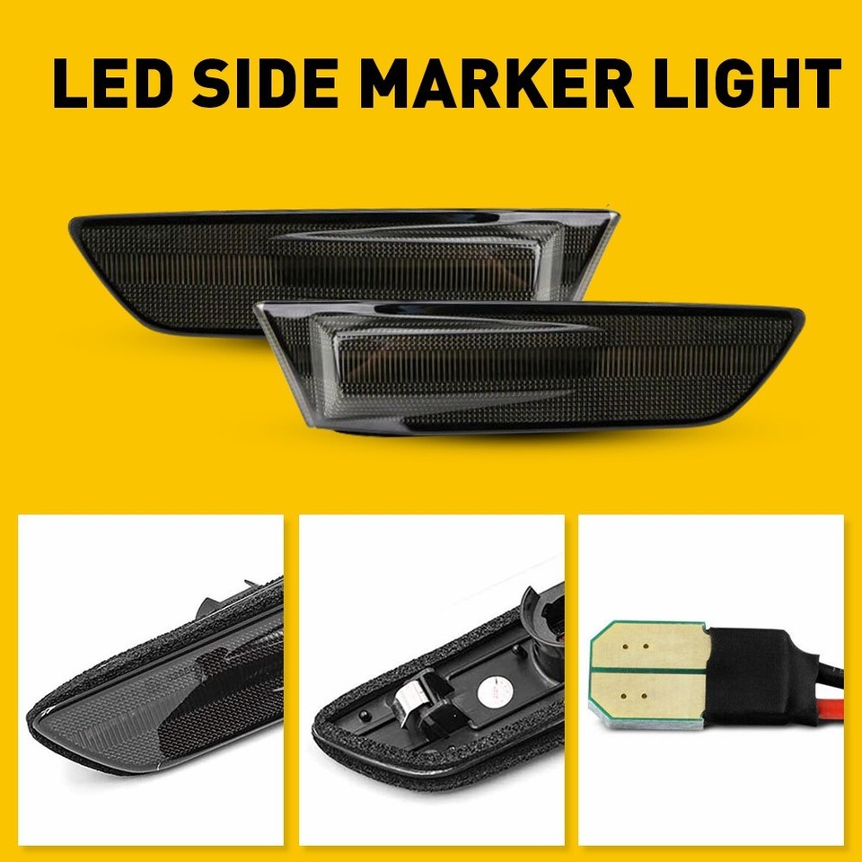 Fit 45358 Infiniti Coupe G35 Sequential Switchback Marker Side LED ...