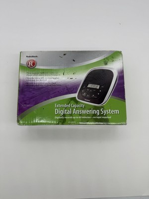 Radio Shack Extended Capacity Digital Phone Answering System Model 43 ...