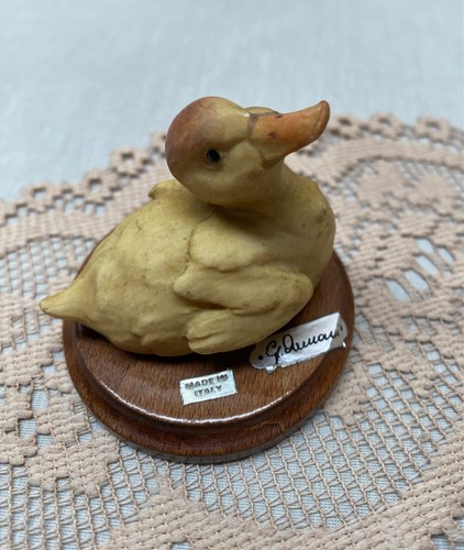 Vintage Porcelain Duck Figurine Made in Italy| Collectible Duckling ...