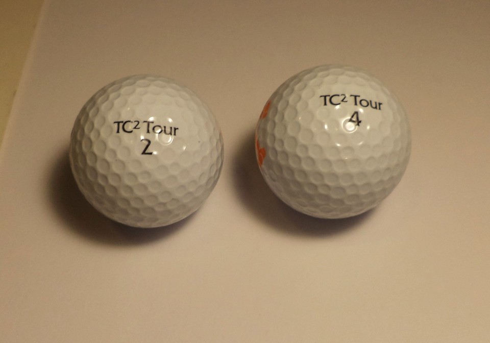 2 UT UNIVERSITY OF TENNESSEE LOGO GOLF BALLS GREAT BIG ORANGE T GREAT ...