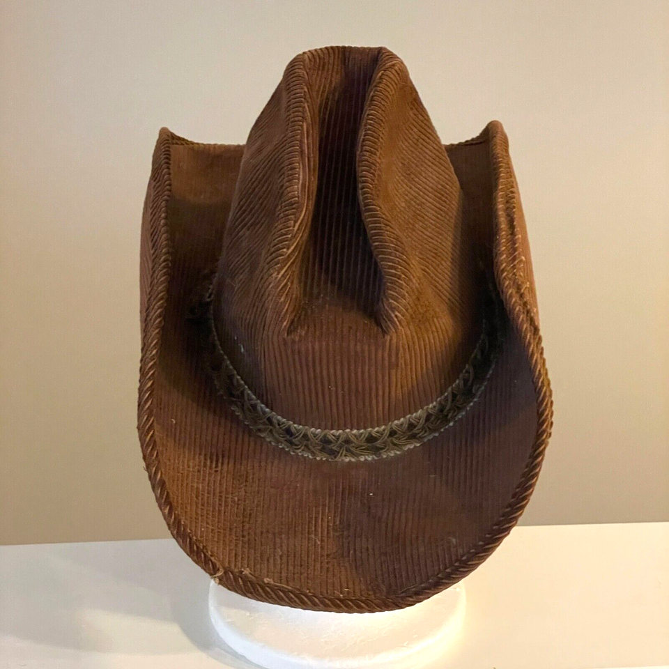 Vintage 70s Cowboy Hat United Hatters Cap & Millinery Works Brown ...