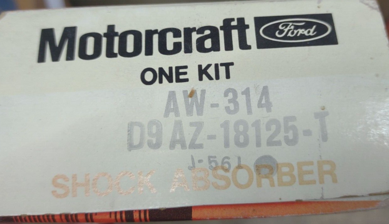 Ford Motorcraft AW-314 D9AZ-18125-T Rear Heavy Duty Shock Absorber Only ...