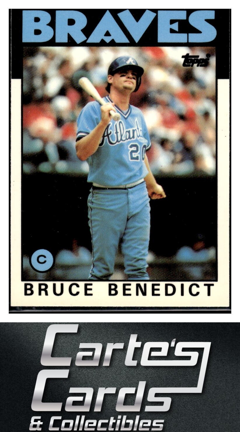 Bruce Benedict 1986 Topps Tiffany #78 Atlanta Braves | eBay