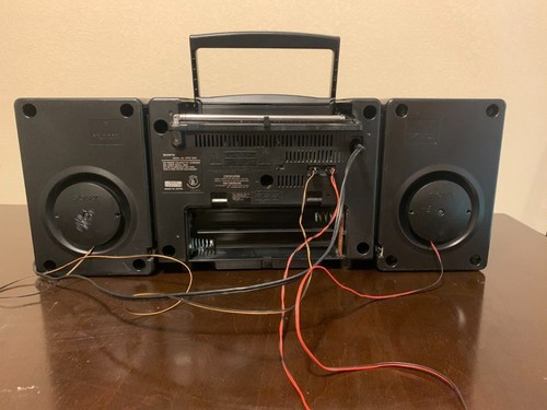 Sony Cfd-510 Boombox Stereo Am FM Cassette CD Mega Bass Detachable ...