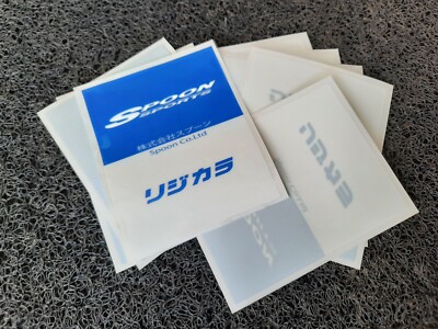 SPOON SPORTS Winshield OEM Stickers | Multicolor | Glossy | Adhesive ...