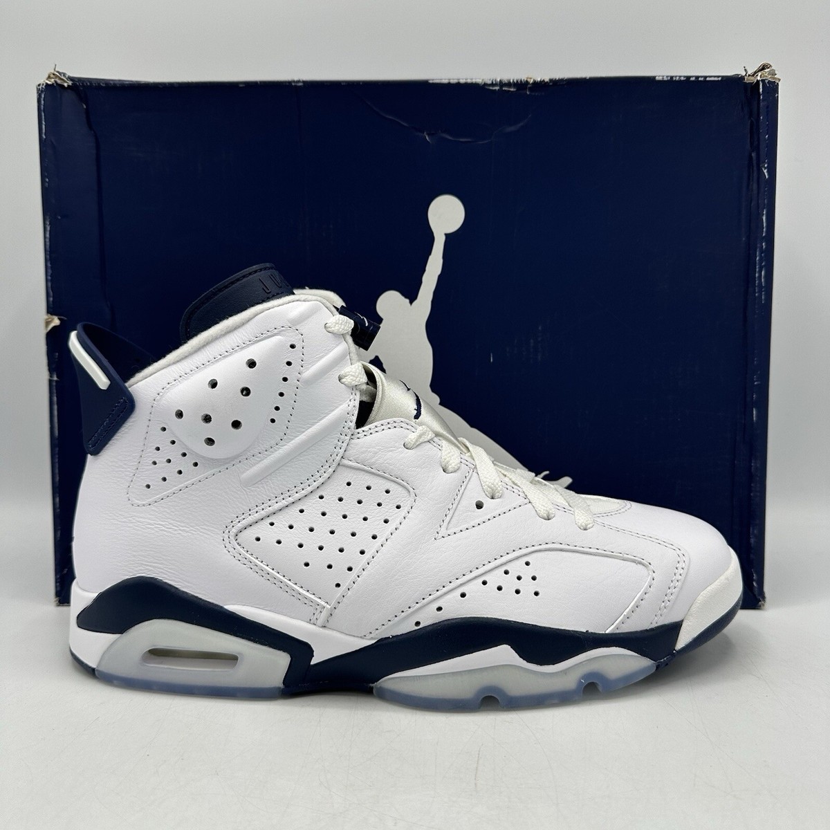 Nike Air Jordan 6 Midnight Navy size 8.5 CT8529-141 White Nike Air Jordan 6 Midnight Navy size 8.5 CT8529-141 White