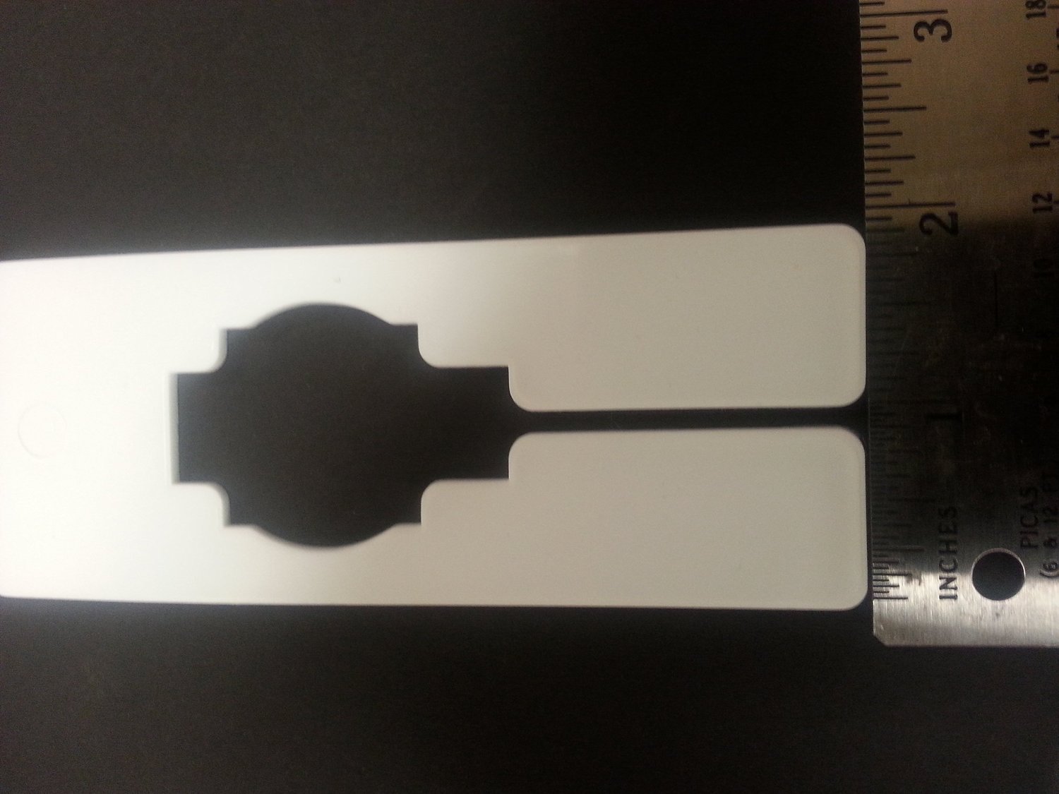 Plastic 100 Blank Rectangular Size Dividers for Retail Clothing Racks ...