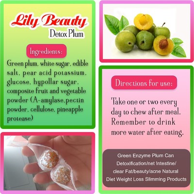 Lily Beauty Fruit Plum Slimming Plum Fat Decomposition Weight Loss 60 ...