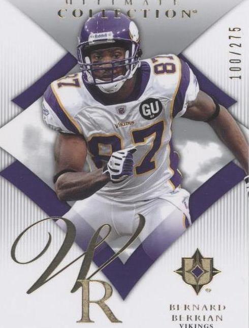 2008 Ultimate Collection - Bernard Berrian #76 /275 for sale online | eBay