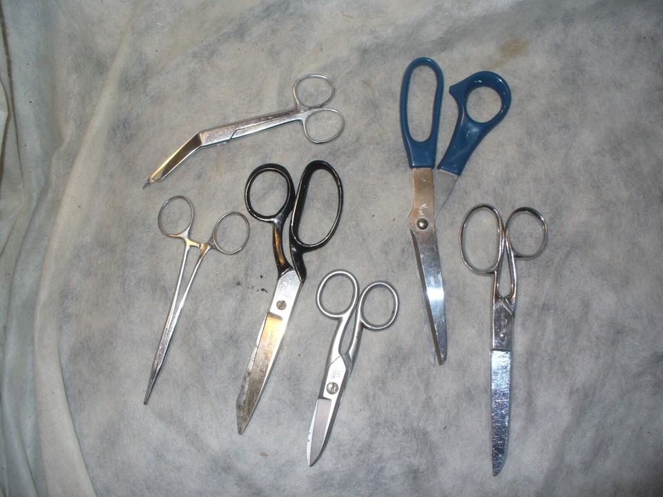 Lot of 6 Various Sized Scissors | eBay