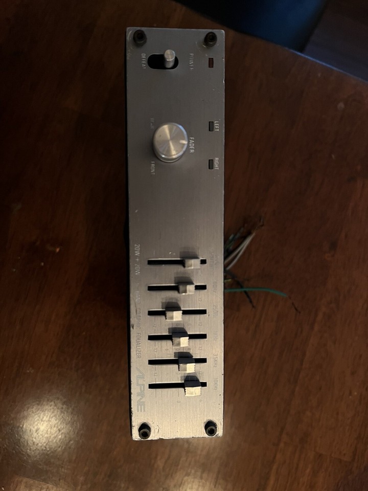 alpine 3342 equalizer car audio | eBay