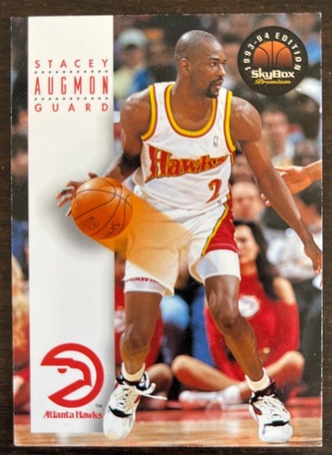 1993-94 SkyBox Premium #24 Stacey Augmon Atlanta Hawks NBA Basketball ...
