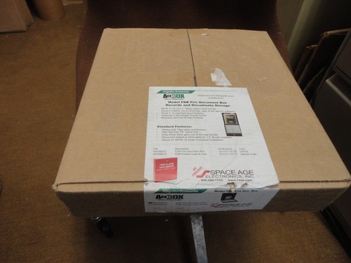 "BRAND NEW" SPACE AGE #SSU00672 Fire Document Box - in original box | eBay