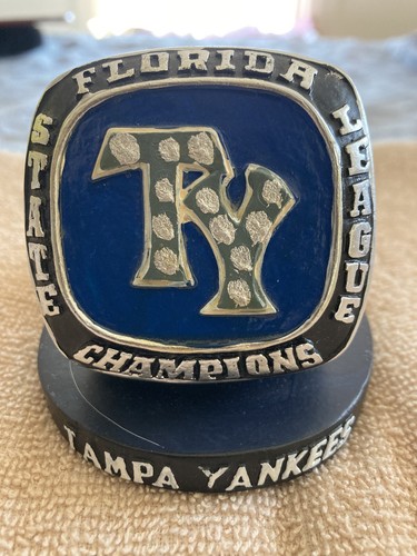 Tampa Yankees SGA Championship Ring Paperweight 2009-2010 FSL MiLB | eBay