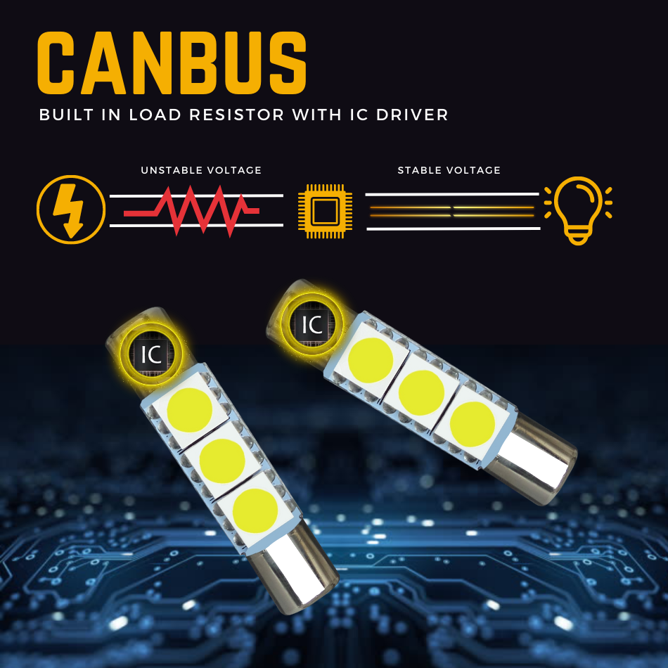 28mm 269 T6.3 Led Xenon White Car Bulbs Sun Visor Vanity Light Lamp ...