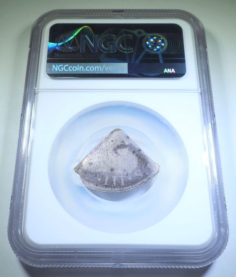 NGC (1801) Tortola $1/4 Dollar Cut Spanish Silver 8 Reales Countermark ...
