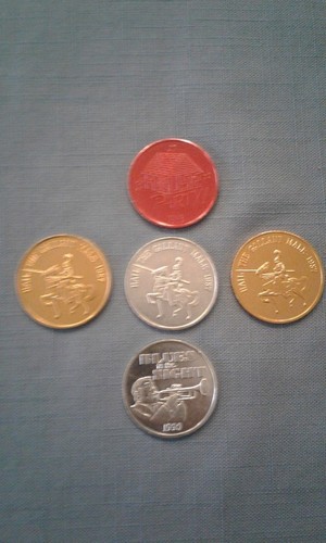 Lot Of 5 ORDER OF INCA Mobile, Alabama Mardi Gras Doubloons Vtg 1987, 1989, 1990 | eBay