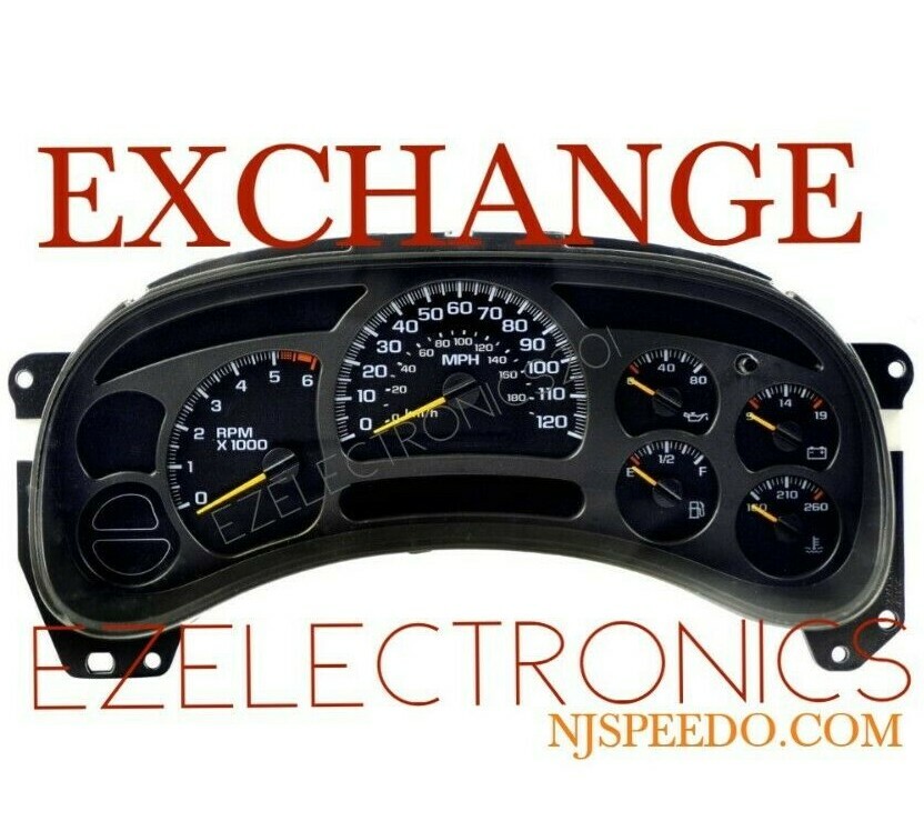 INSTRUMENT CLUSTER EXCHANGE FOR CHEVY GMC TRUCK 15135668 Remanufactured ...