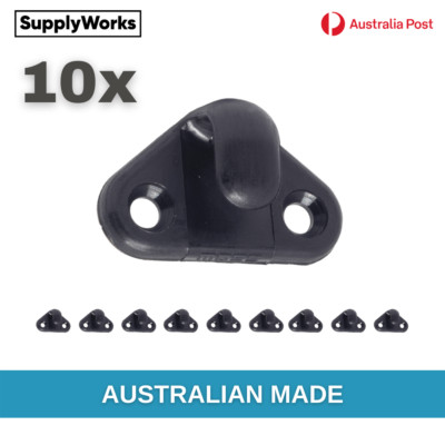 Plastic Ute Hooks for Bungee Stretch and Tonneau Loops 10 Pack INC ...