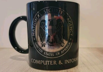 NSA National Security Agency Souvenir MUG Computer Information Science ...