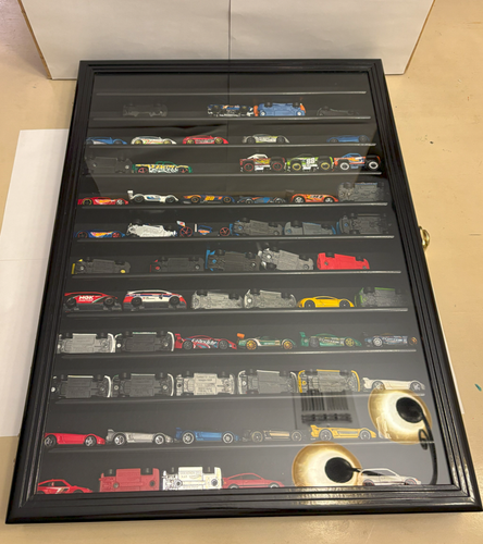 Hot Wheels or Matchbox 72 Cars Black Display Case Cabinet, Lot of one (1) | eBay