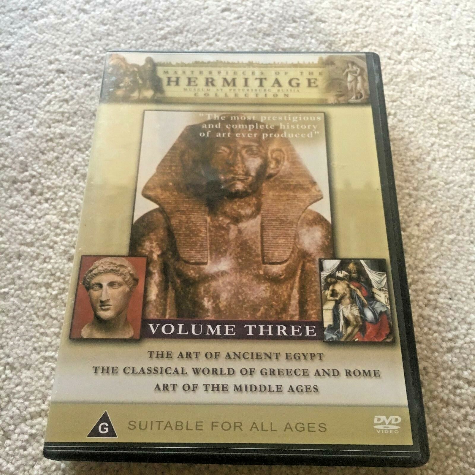 MASTERPIECES OF THE HERMITAGE DVD, MUSEUM ST PETERSBURG, RUSSIA, VOL 3 ...