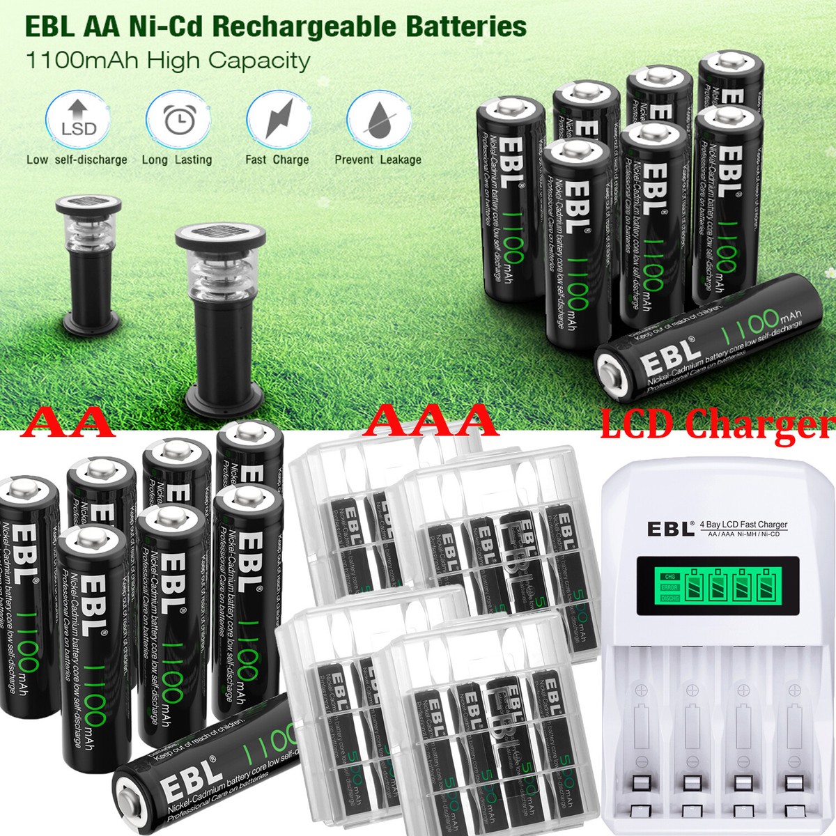 Nicd 350mah Aaa Rechargeable Batteries Buy XCell X1/2AAAH 350