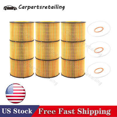 3x Fit For Freightliner Oil Filters DDE A4711800209 NAPA 7909 WIX 57209 ...
