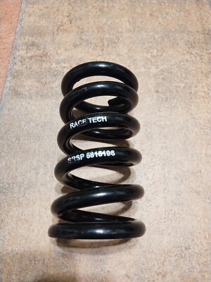 RaceTech Motorcycle Rear Suspension Spring - Size 58.2 x 152 - 19.6kg ...