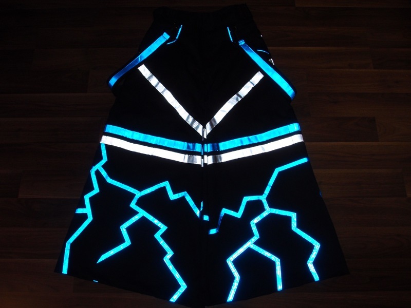 Heatwave phat pants rave gear reflective dance wear hardstyle reflector ...