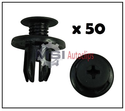 50 x BMW MINI Wheel Arch Lining Splashguard Bumper Trim Clips | eBay