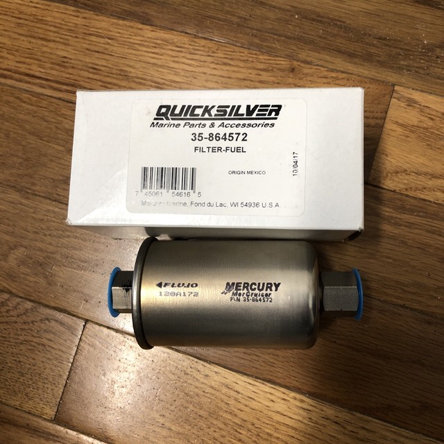 Mercury Quicksilver Inline Fuel Filter 35-864572 for sale online | eBay