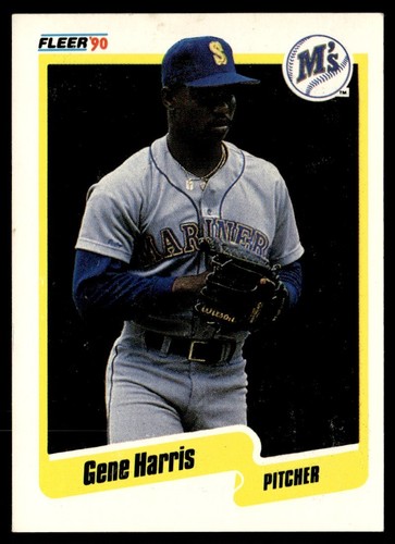 1990 Fleer Gene Harris Seattle Mariners #515 | eBay