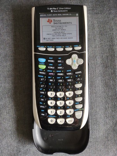 Texas Instruments TI-84 Plus C Silver Edition Graphing Calculator With ...