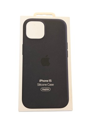 C6. Apple Silicone Case with MagSafe for iPhone 15 - Black | eBay