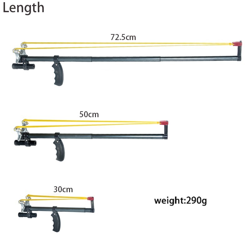 Outdoor Telescopic Slingshot with Red Laser Aim Hunting Slingshot ...