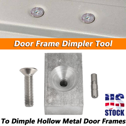 US Door Frame Dimpler Tool Kit To Dimple Hollow Metal Door Frames 7/32 ...