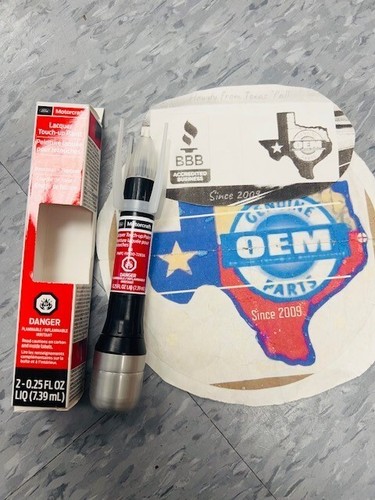 OEM Ford Motorcraft RR Ruby Red Metallic Coat Touch Up Paint Pen ...