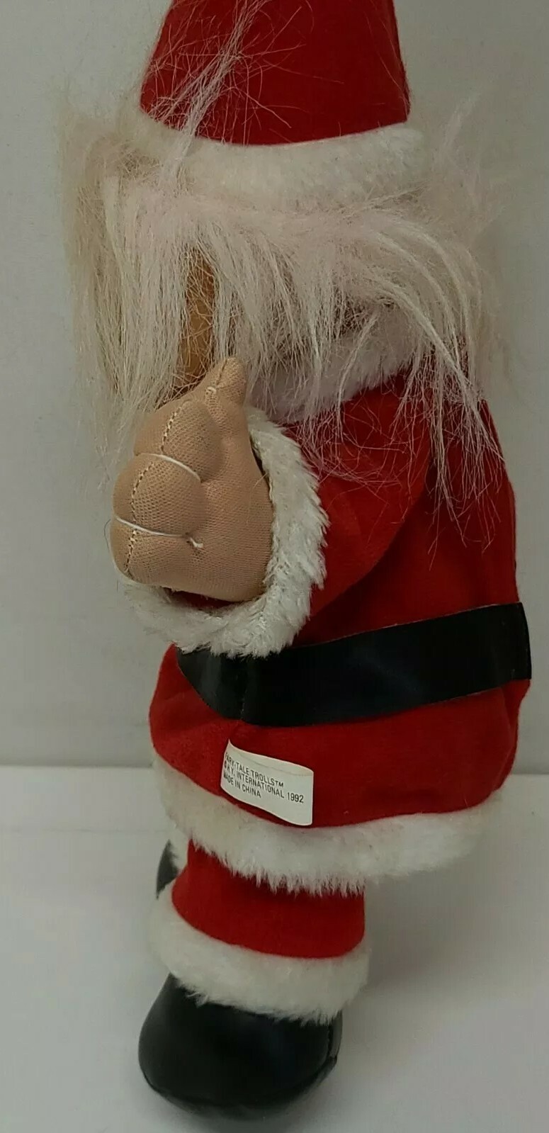 Collectible Holiday Santa Claus Troll Christmas Doll Vtg 90s 1992 Shelf ...