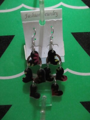 Fashion Jewelry Drop Earrings Dangle Type Hearts Brand New | eBay