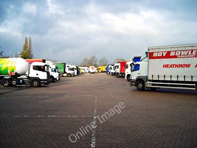 Photo 6x4 Lorry park at South Mimms Services Ridge/TL2100 Not my ...