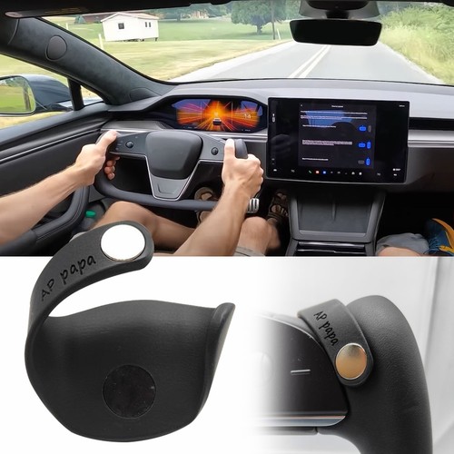 For Tesla Model X S Yoke Steering Wheel Booster Weight Ring 2021.7 ...