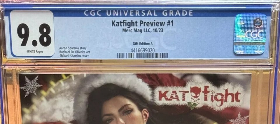 Katfight #1 Preview Shikarii Gift Edition A Trade Dress Variant Cgc 9.8 ...