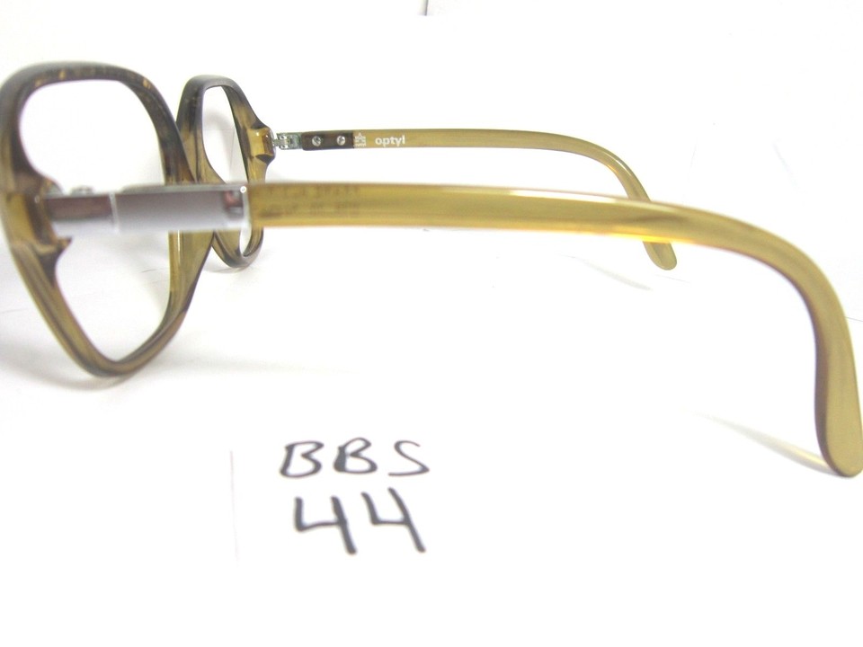 Vtg OPTYL 1139 20 Sun or Eyeglass Frame Austria Squared Brown (BBS-44 ...