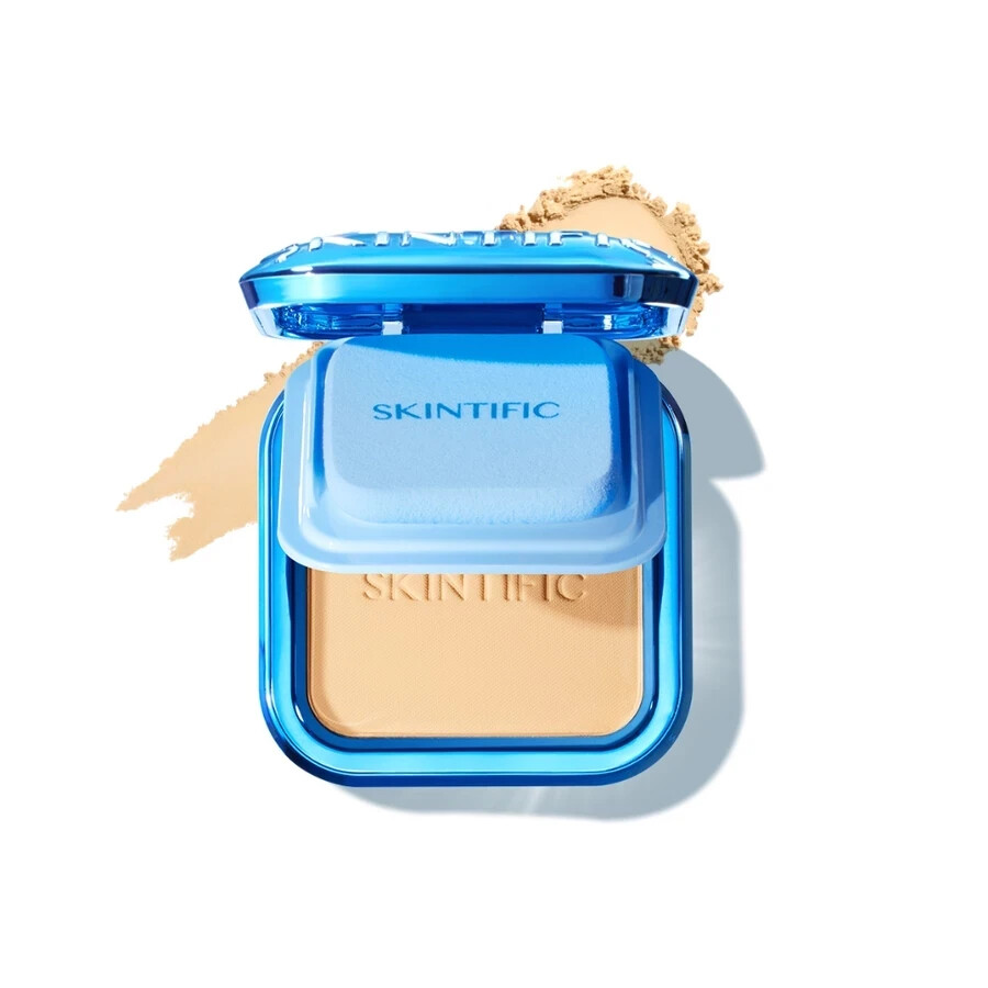 SKINTIFIC Ultra Cover Powder Foundation Full Coverage Lightweight ...