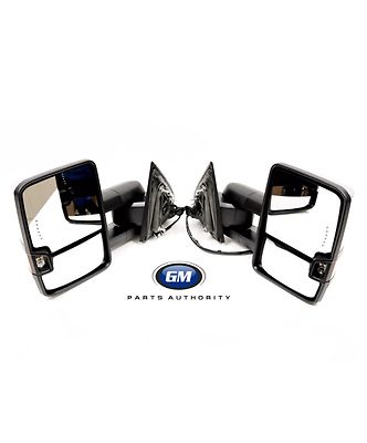 2014-2018 Silverado Sierra Camper Trailer Tow Mirrors 23372181 Chrome ...