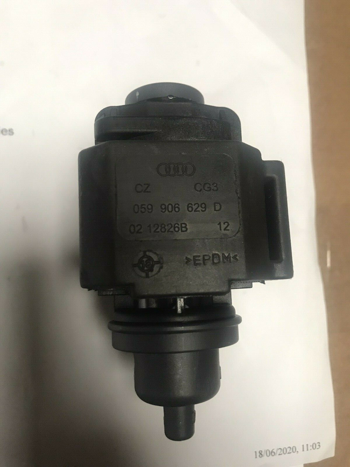 GENUINE BOOST PRESSURE VALVE FOR AUDI A4 A5 A6 Q5 TFSI TDI 059906627L ...