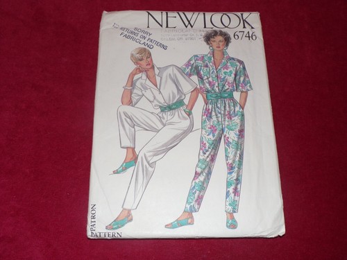 🌺 NEW LOOK #6746 - LADIES CUTE ANKLE LENGTH JUMPSUIT or ROMPER PATTERN ...