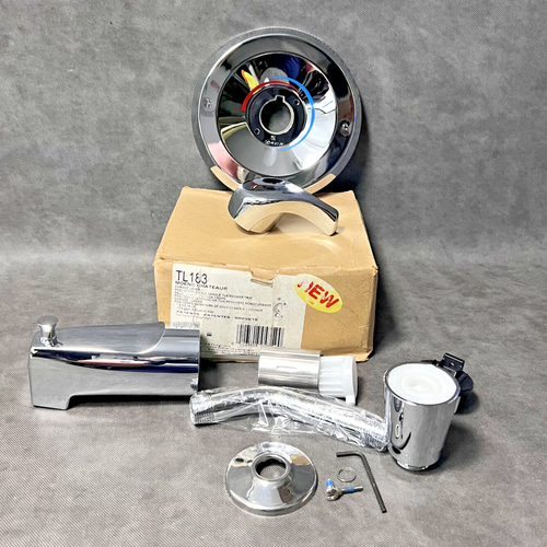 Moen TL183 Chateau Posi-Temp Tub & Shower Trim Chrome Lever 2.5GPM New ...