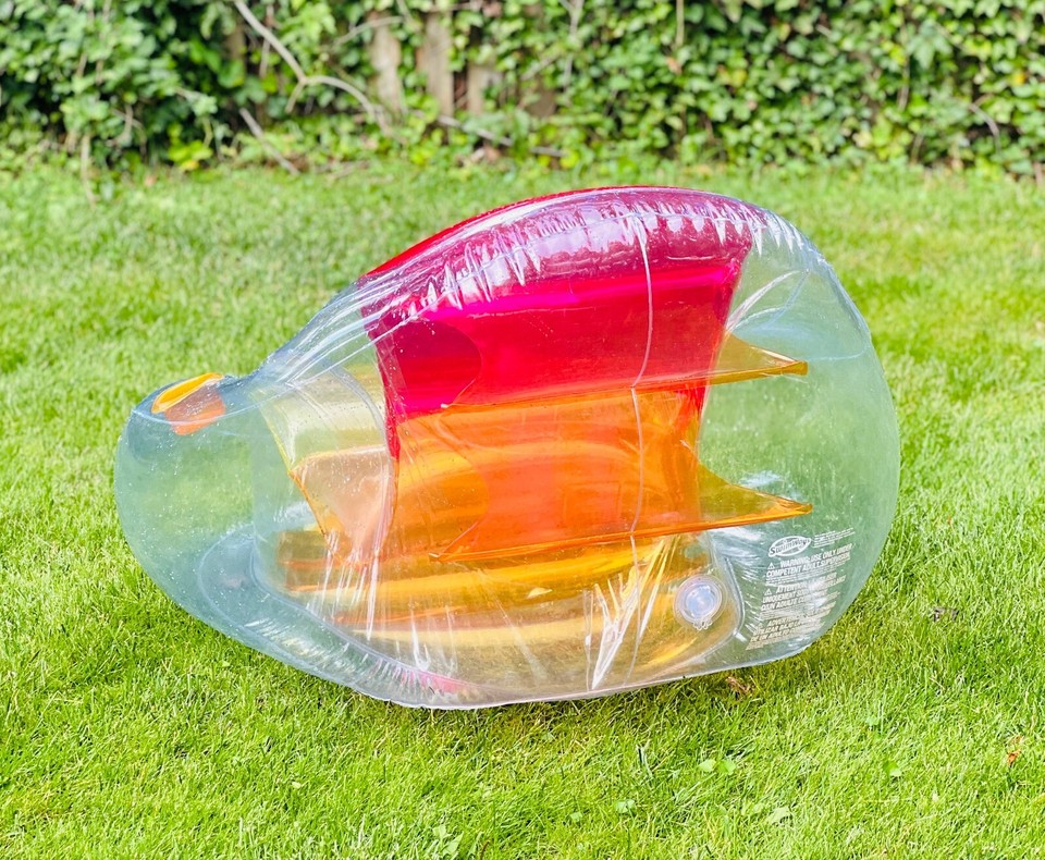 Swimways Dry Float Socializer Pool Float Translucent Inflatable ...